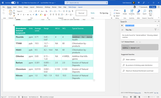 Search Word for Windows documents like you do the web