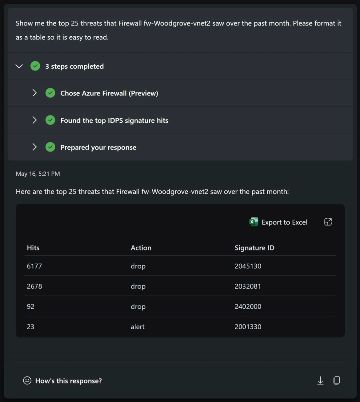 Azure Firewall and WAF integrations in Microsoft Security Copilot | Microsoft Community Hub