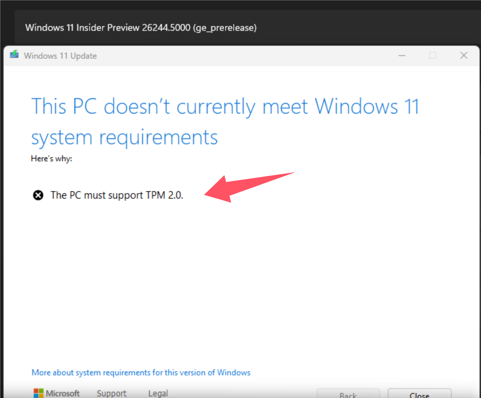 Failed to install Windows 11 Insider build? | Microsoft Community Hub