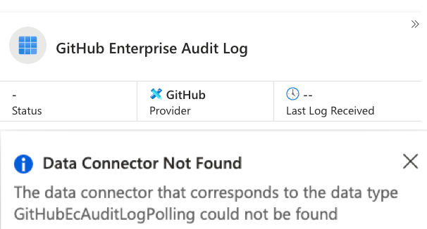 Continuous Threat Monitoring for GitHub Connector setup broken | Microsoft Community Hub