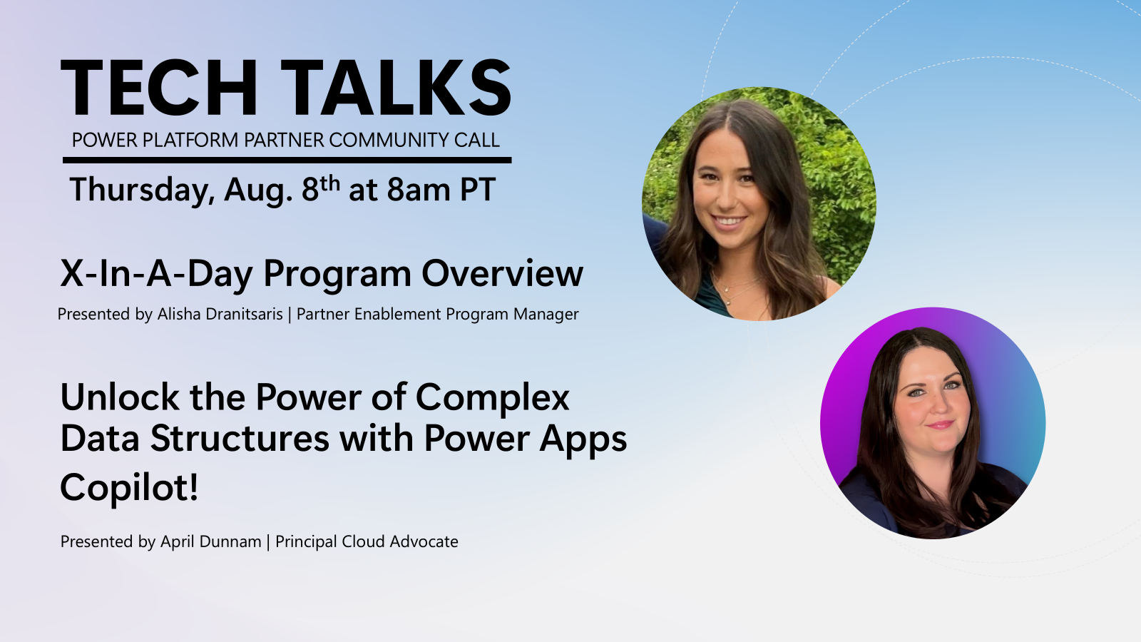 Tech Talks Presents: X-In-A-Day Program & Complex Data Structures with Power Apps Copilot ...