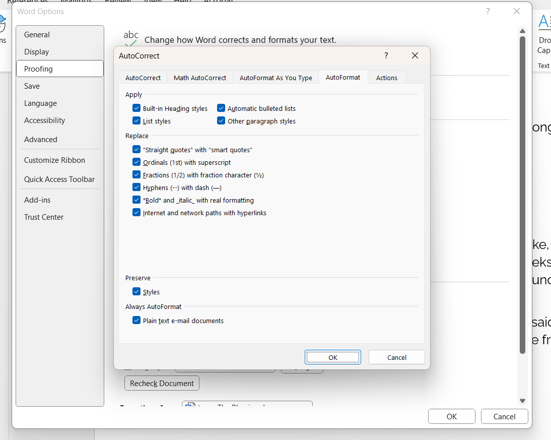 -- not replaced by em dash | Microsoft Community Hub