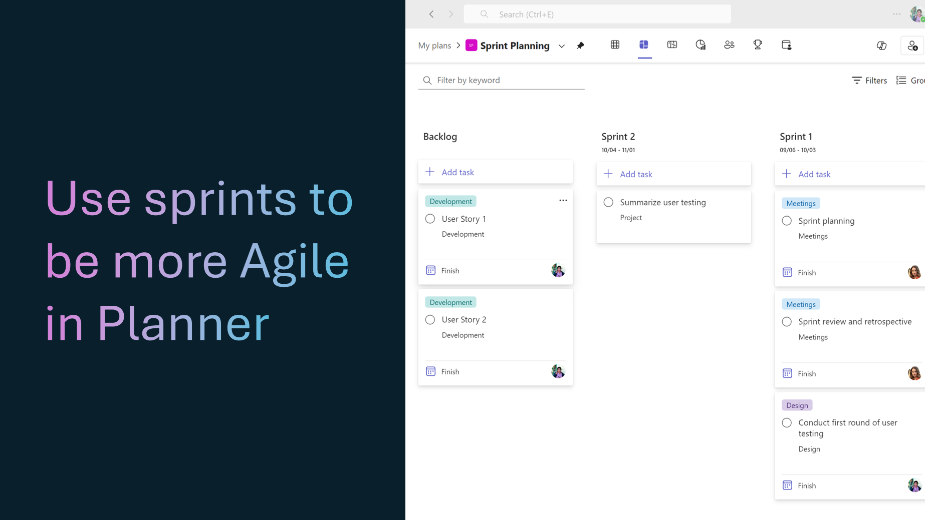 Use sprints to be more Agile in Planner | Microsoft Community Hub