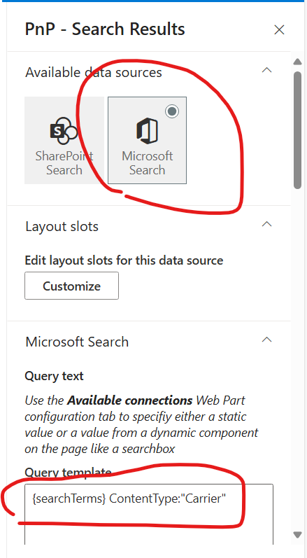 Using PnP Modern Search we part why all columns are not showing any data | Microsoft Community Hub