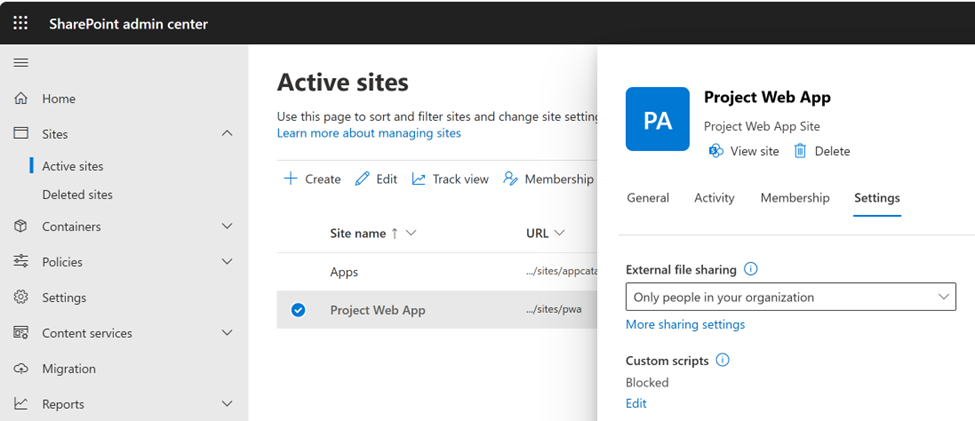Project Online: SharePoint Custom Script control impact | Microsoft Community Hub