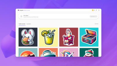 Sticker Creator in Microsoft Designer