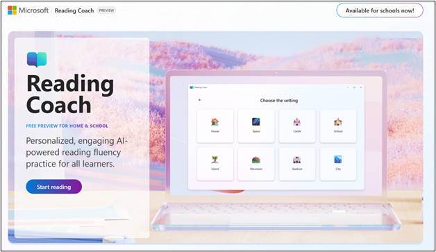 Reading Coach, your AI-powered reading fluency coach