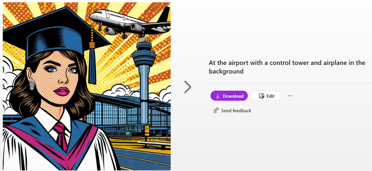 Transform photos with Restyle Image in Microsoft Designer