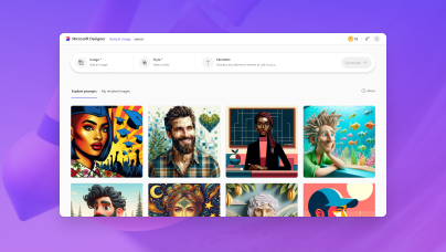Transform photos with Restyle Image in Microsoft Designer