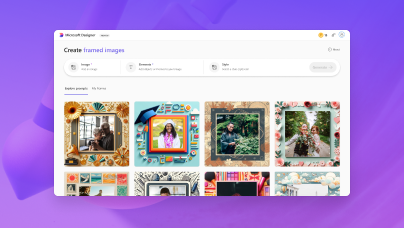 Microsoft Designer Frame and Collage