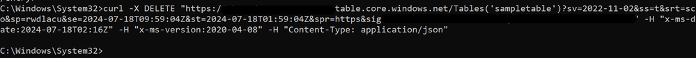 Performing simple Azure Table Storage REST API operations using curl ... Performing simple Azure Table Storage REST API operations using curl ...