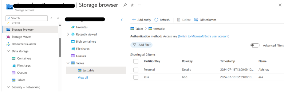 Performing simple Azure Table Storage REST API operations using curl ... Performing simple Azure Table Storage REST API operations using curl ...