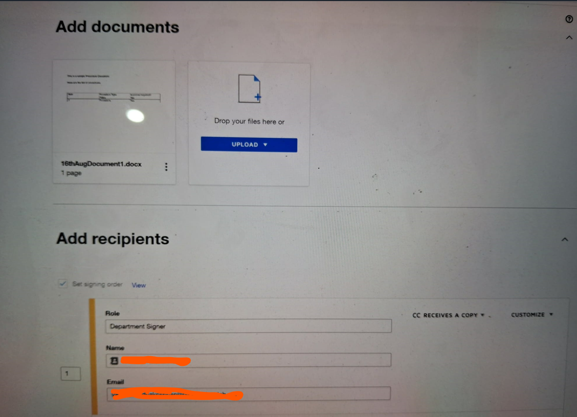 How do I prevent the Docusign Sender (docusign account) from getting ...