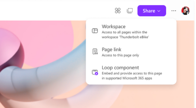 Guest sharing in Microsoft Loop