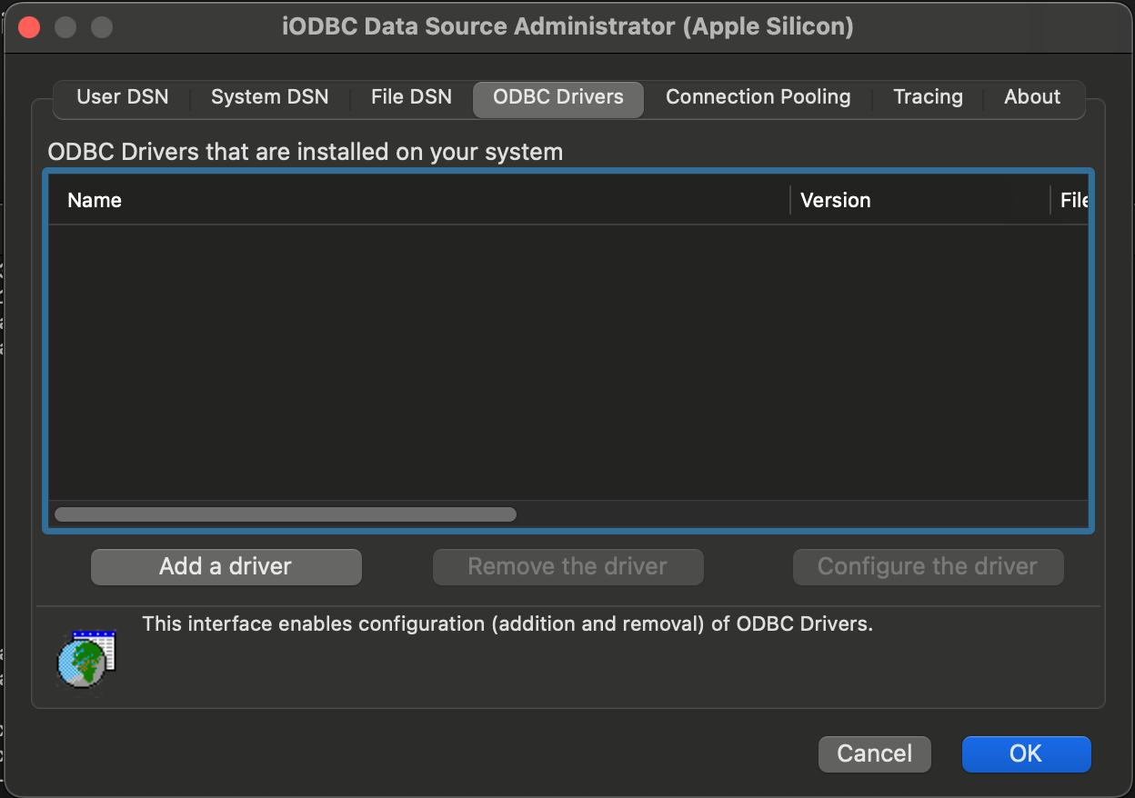 How to link SQL Server drivers to iODBC on mac? | Microsoft Community Hub