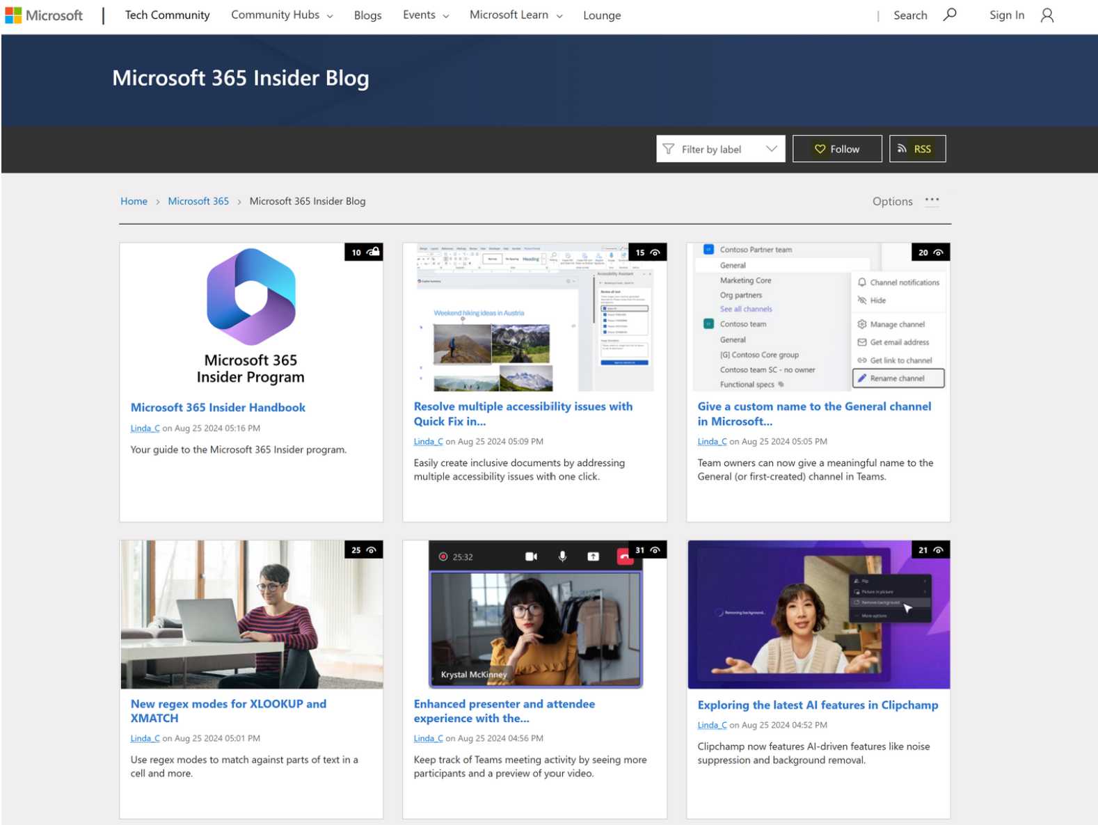 We’ve moved – Welcome to the new home of the Microsoft 365 Insider Blog! | Microsoft Community Hub