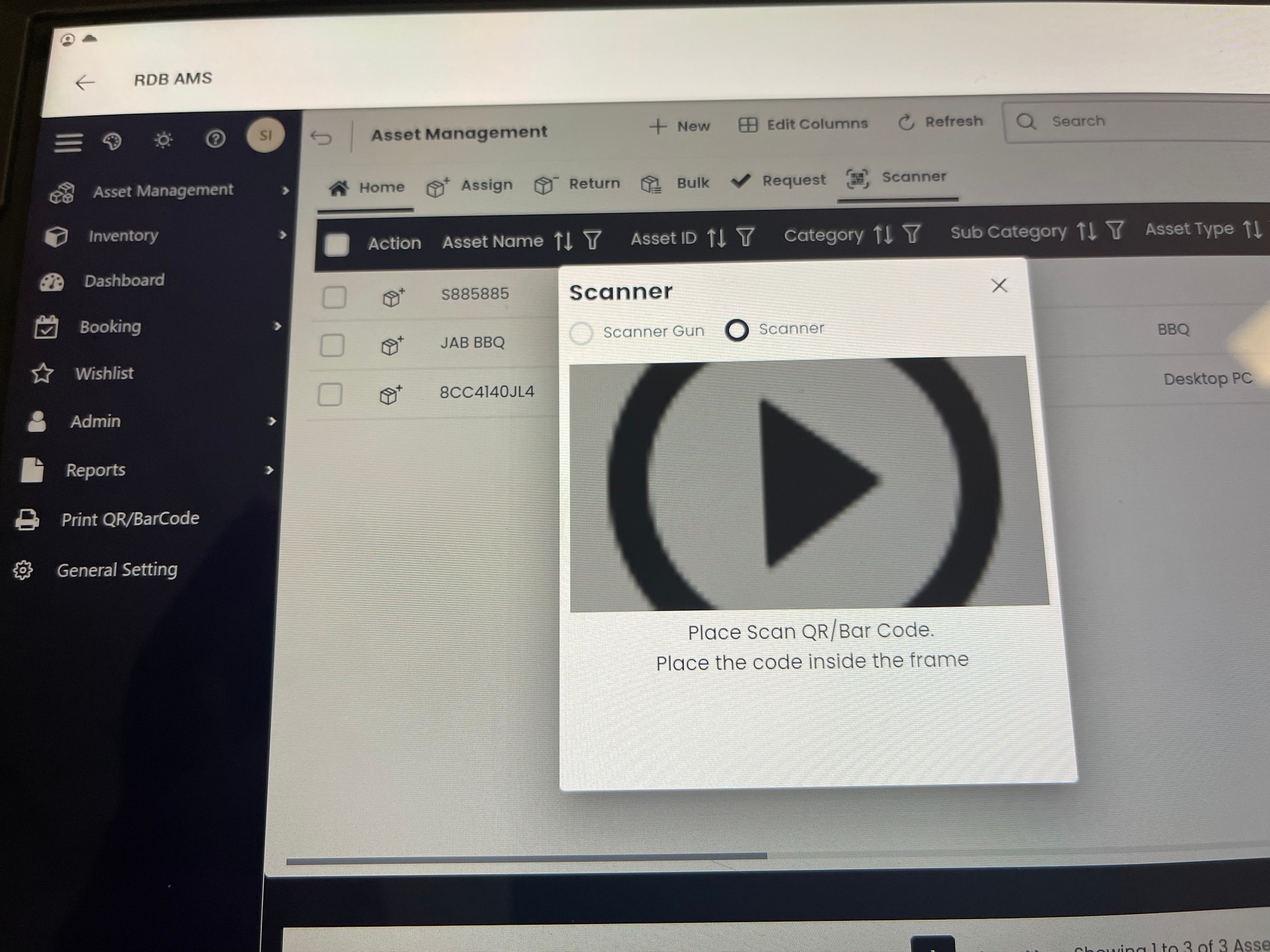 Scanning functionality is not working with android device, however it's working with IOS ...