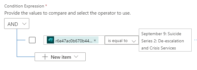My condition statement is not recognizing my form response | Microsoft Community Hub