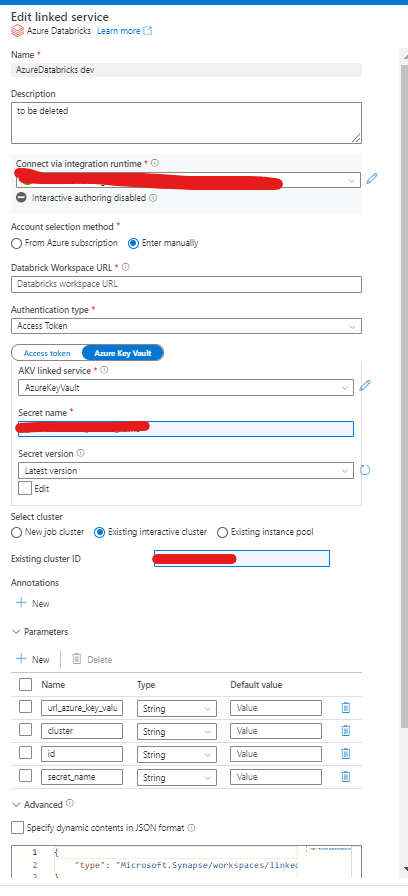 isolated databricks cluster call from synapses or azure datafactory | Microsoft Community Hub
