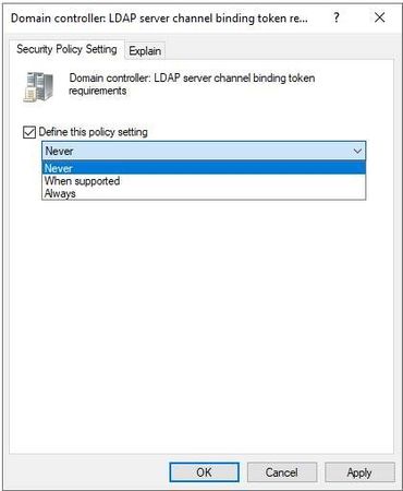 Active Directory Hardening Series - Part 5 – Enforcing LDAP Channel Binding | Microsoft ...