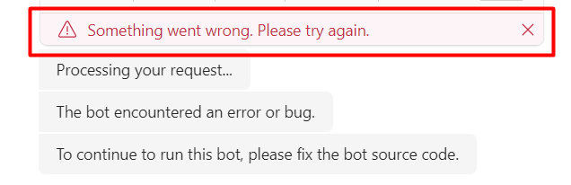Issue: "Something went wrong. Please try again." Error on Submit/Approve Button in Adaptive Card ...