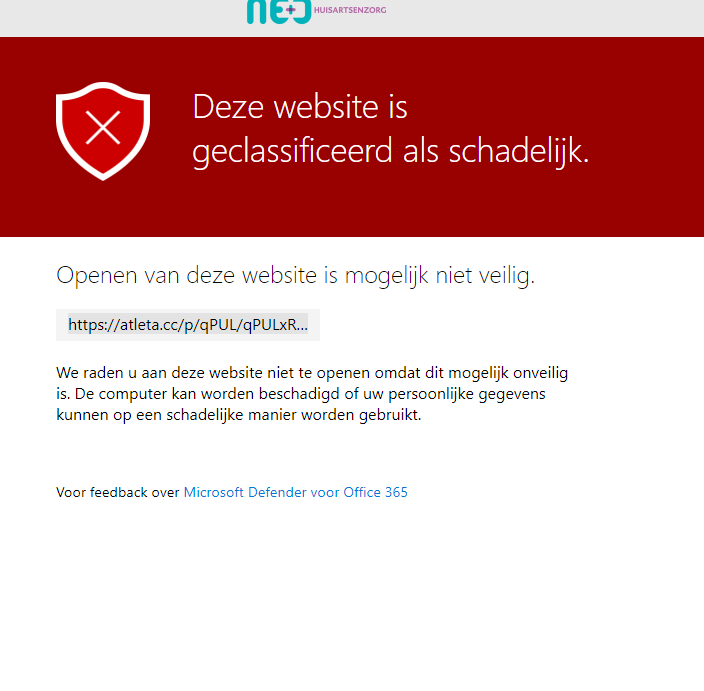 Website incorrectly flagged as security threat (Safe Links false ...