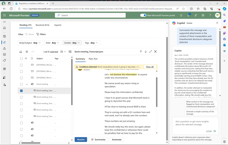 Harnessing the power of Generative AI to protect your data | Microsoft ...