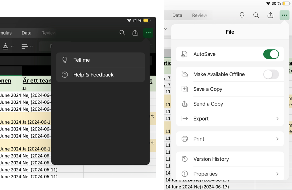 Print function in Office-menu (M365) - iPad | Microsoft Community Hub