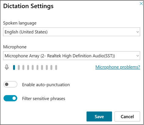 Improved user experience for Dictate in new Outlook for Windows and ...