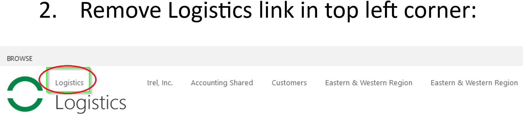 Remove Link from SharePoint Header | Microsoft Community Hub