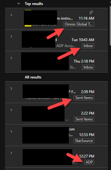 Folder Labels in Inbox | Microsoft Community Hub