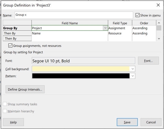 Show Correct Allocation In Resource Usage For A Specific Project When
