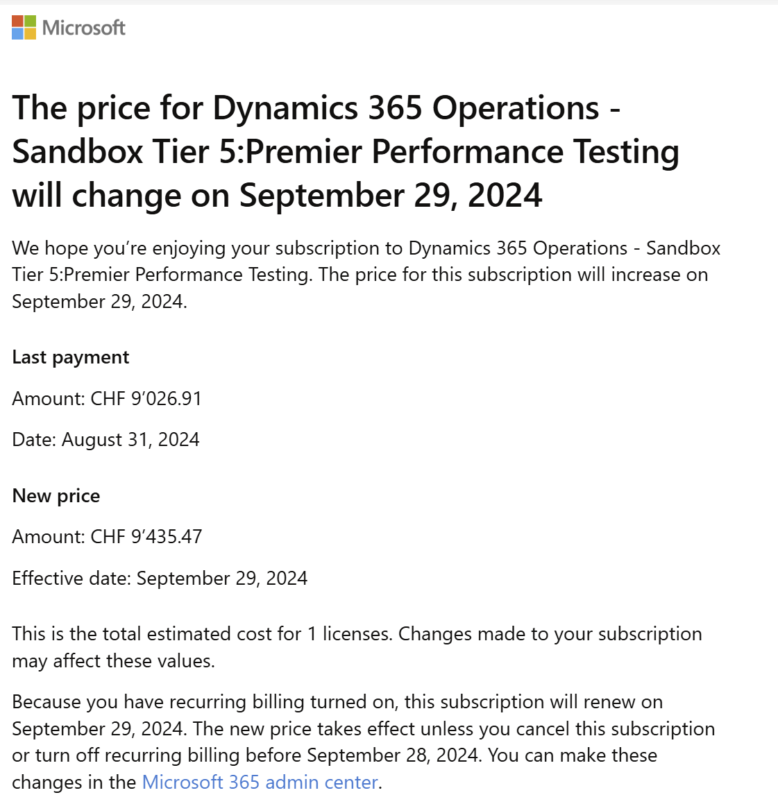 Price increase D365 Sandboxes - did I miss something? | Microsoft ...