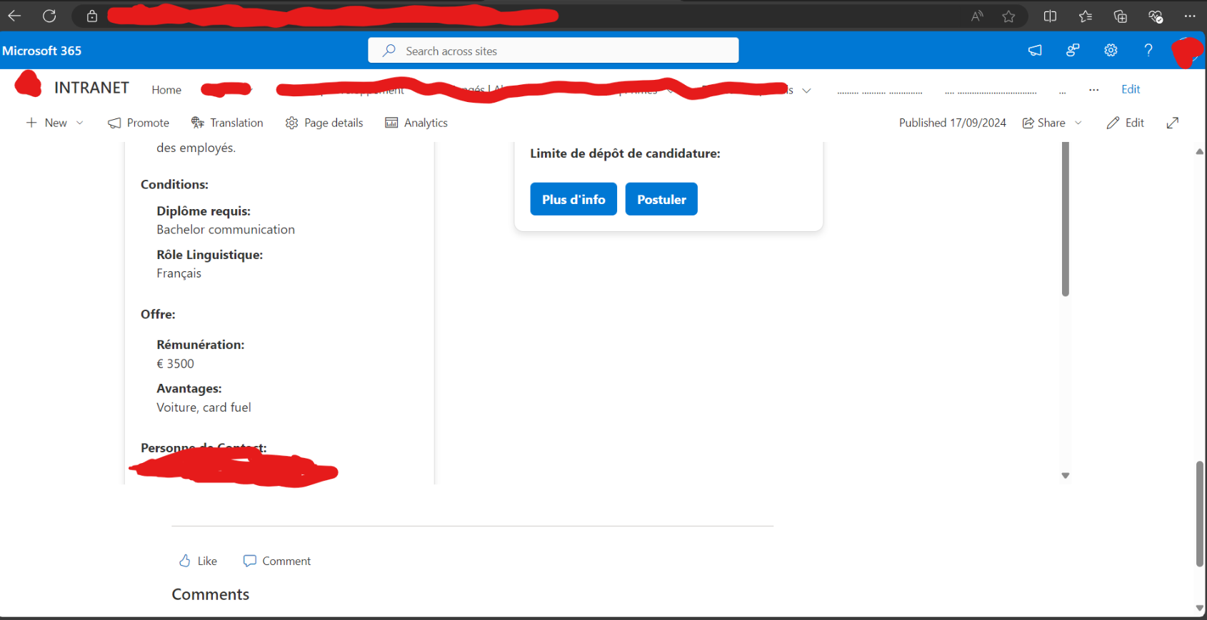 Looking for help to remove the second scrollbar in Sharepoint Online | Microsoft Community Hub