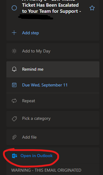 Open in Outlook Button Inactive | Microsoft Community Hub
