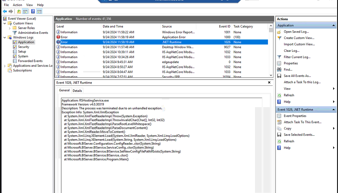 SSRS service won’t start | Microsoft Community Hub