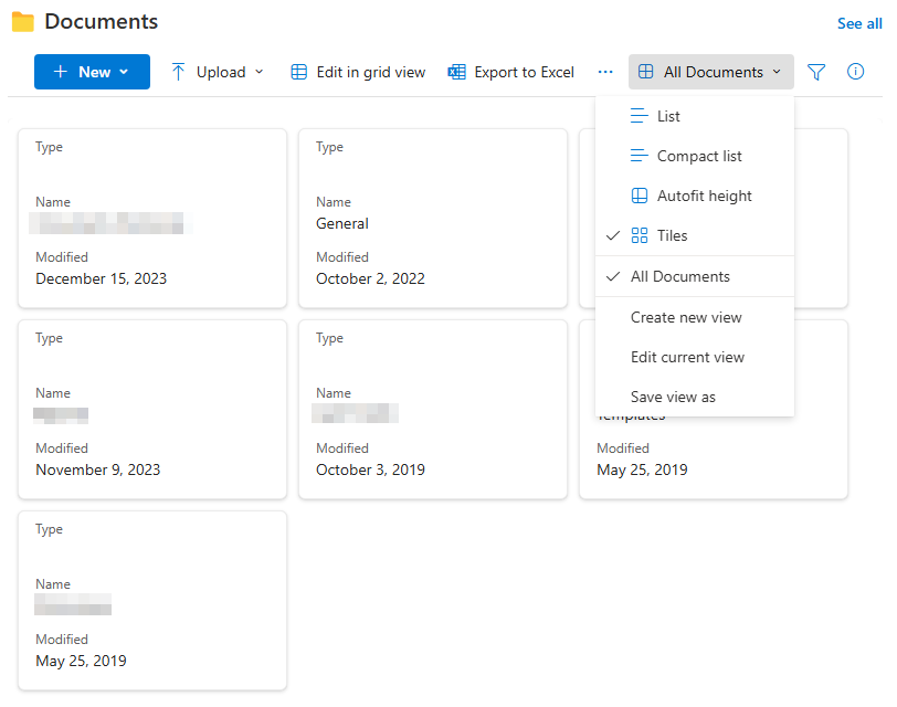 Unknown Tiles in default Documents library (Teams Site) | Microsoft ...