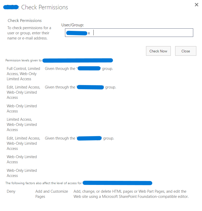 Sharepoint Check Permissions Feature Microsoft Community Hub 
