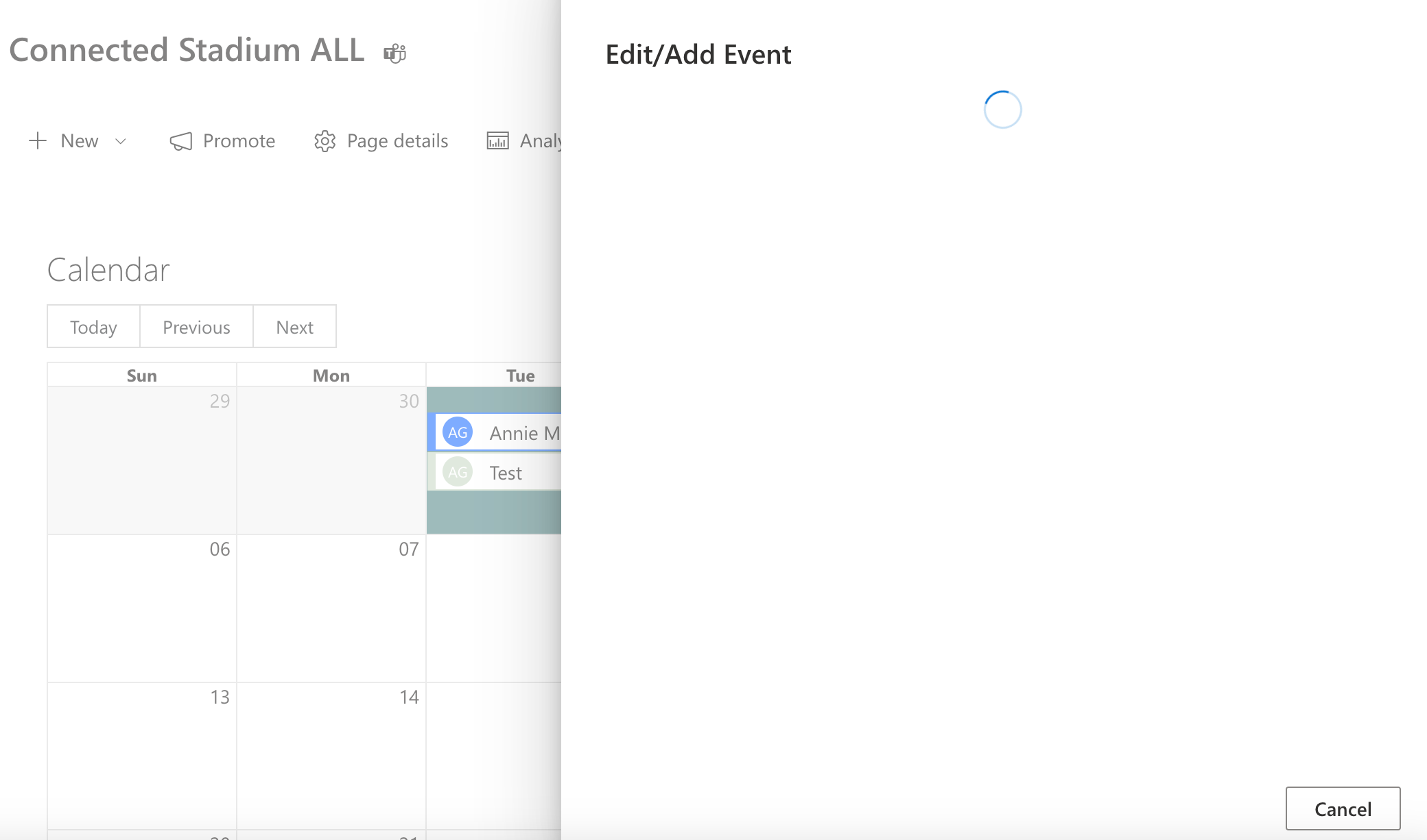Cannot edit event in Web Part Calendar | Microsoft Community Hub