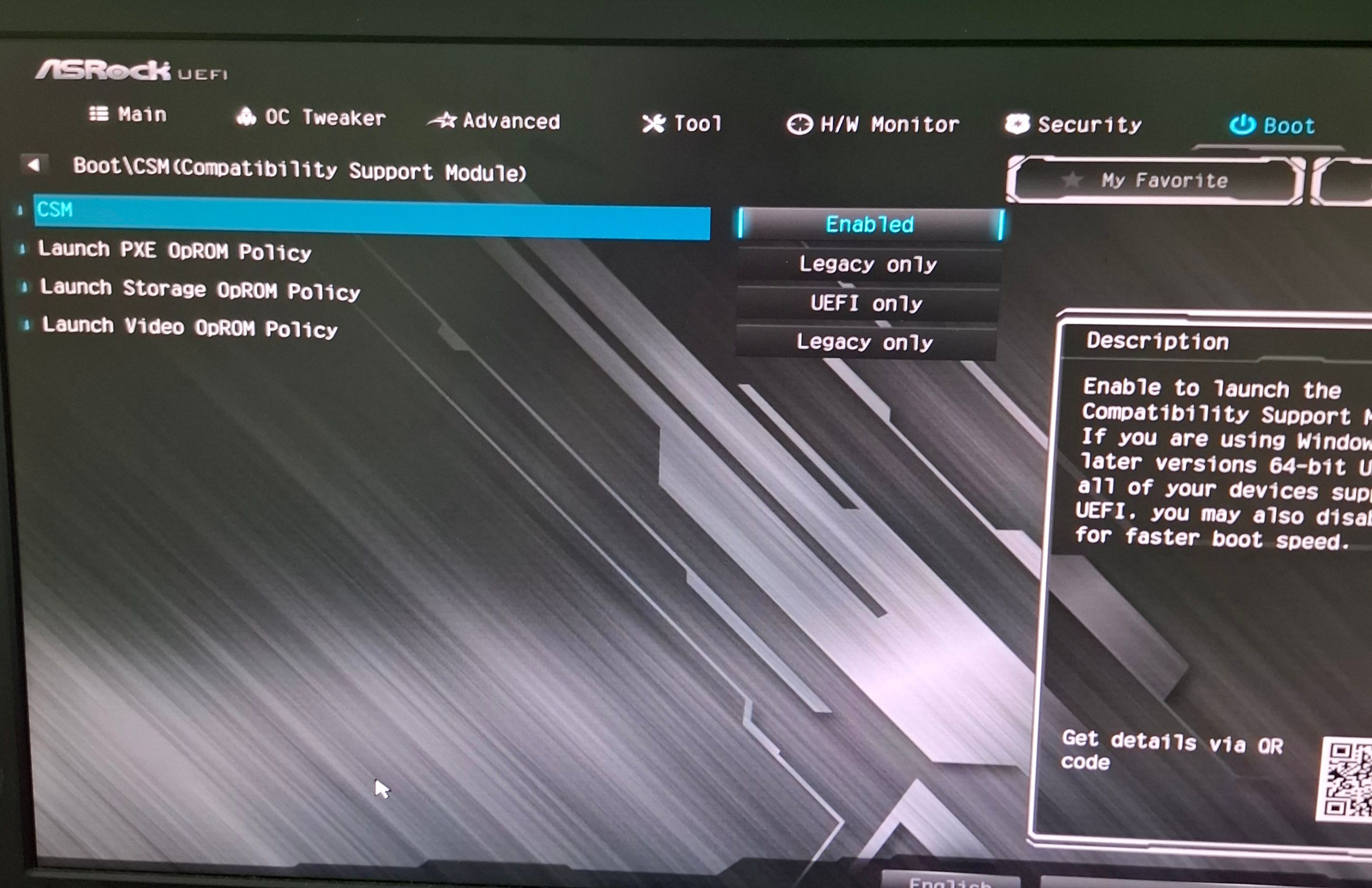 CSM keeps enabling itself automatically. | Microsoft Community Hub