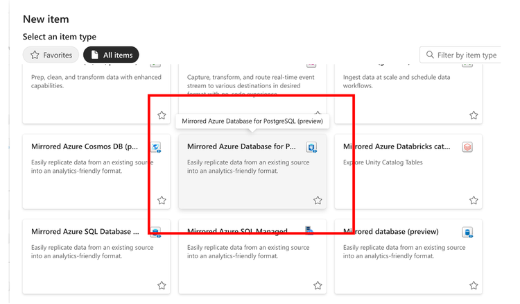 Mirroring Azure Database for PostgreSQL Flexible Server in Microsoft Fabric - Private Preview ...