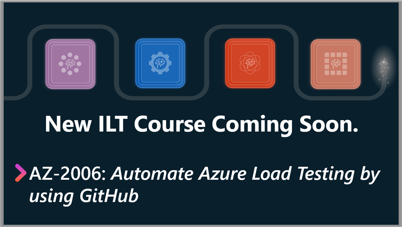 New Github Course Coming Soon Az 2006 Automate Azure Load Testing By Using Github Microsoft