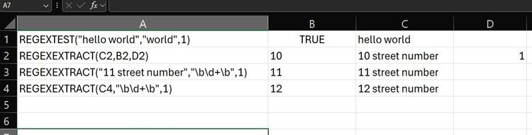 Regular expression (Regex) functions in Excel