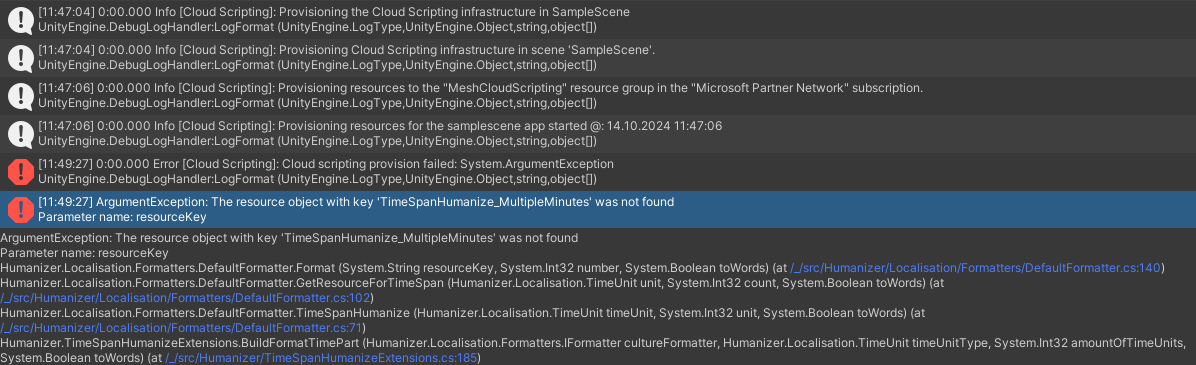 Can't deploy default Cloud Scripting project | Microsoft Community Hub
