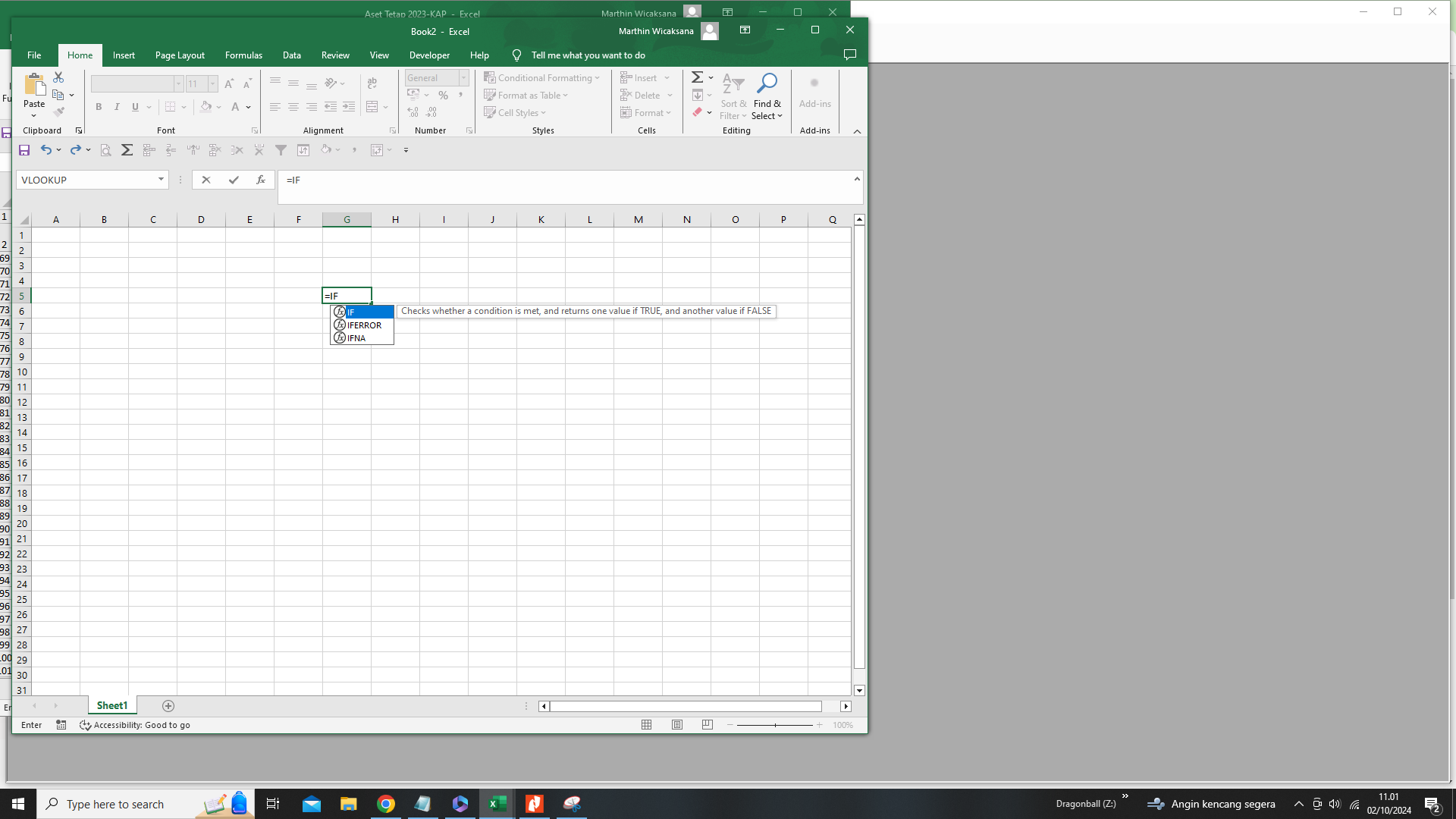 IFS FUNCTION IS NOT WORKING | Microsoft Community Hub