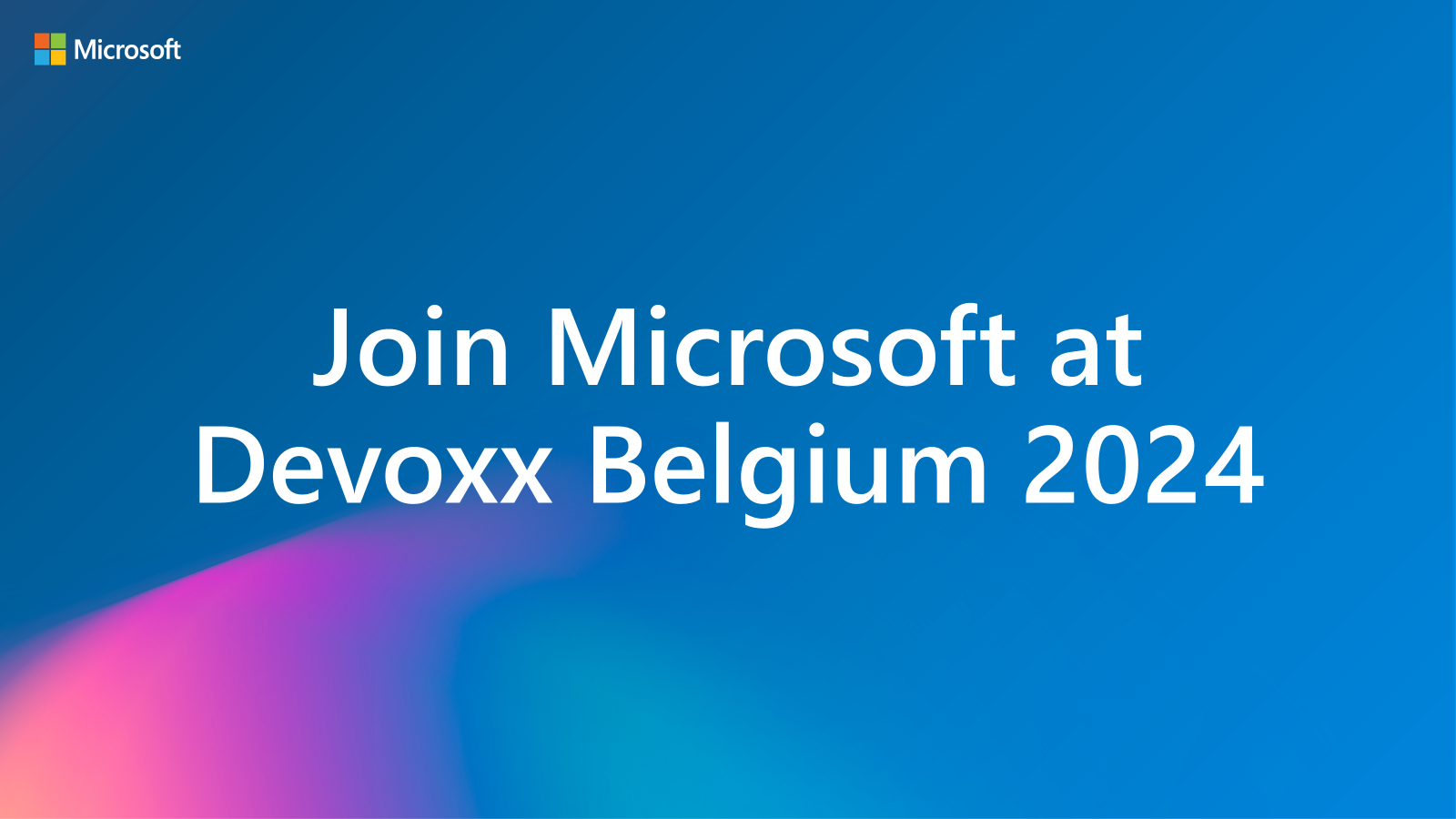 Join Microsoft at Devoxx Belgium 2024! | Microsoft Community Hub