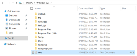 Unable to see (empty) SSL certificate to apply on SQL Server Configuration Manager. | Microsoft ...
