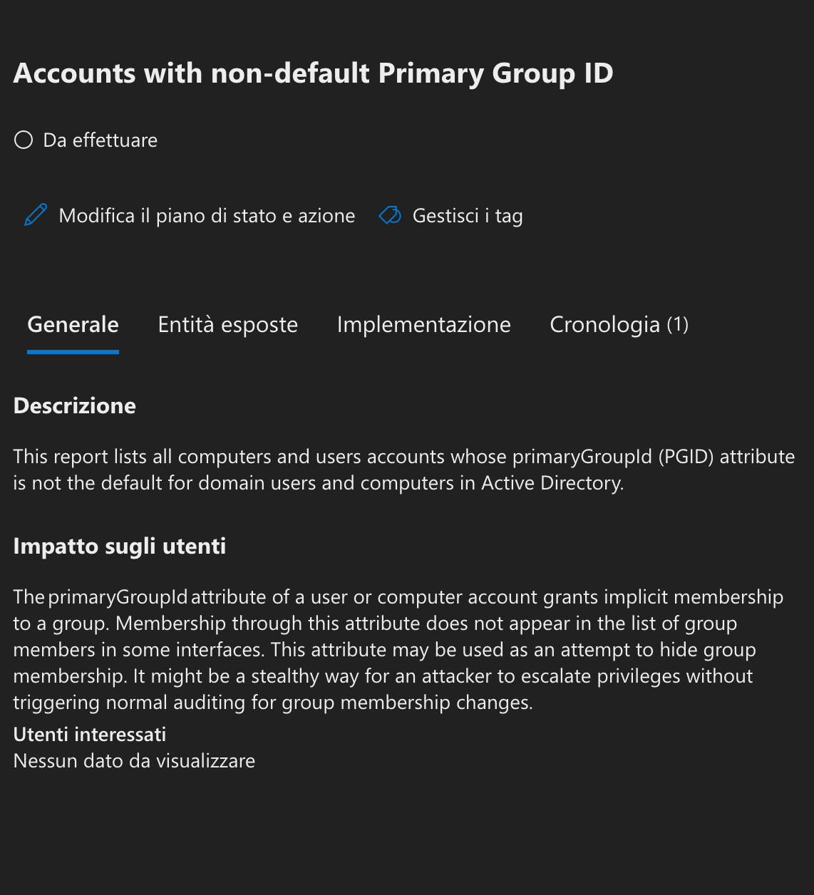 Secure Score - Accounts with non-default Primary Group ID | Microsoft ...