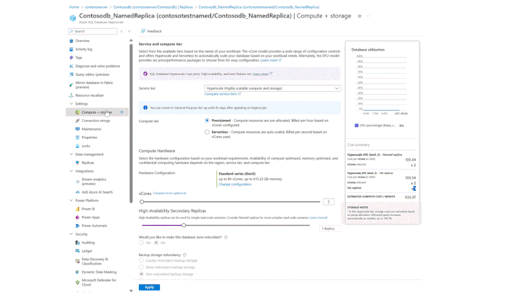 Enhancing Resilience In Azure Sqldb Hyperscale Named Replicas With High Availability Ha 