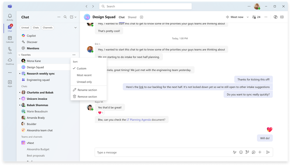Introducing the new Microsoft Teams chat and channels experience ...